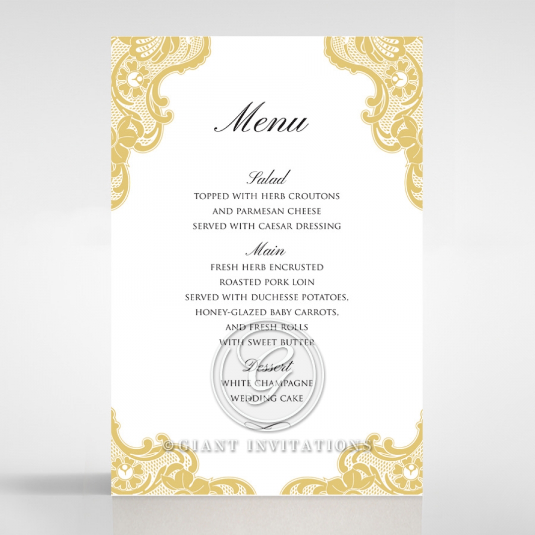 Reception Menu Cards - Wedding Decor Accessories | Page #2