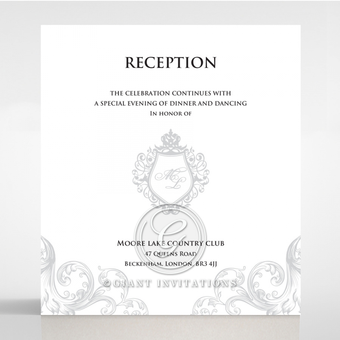 Wedding Reception Cards, Matching Styles