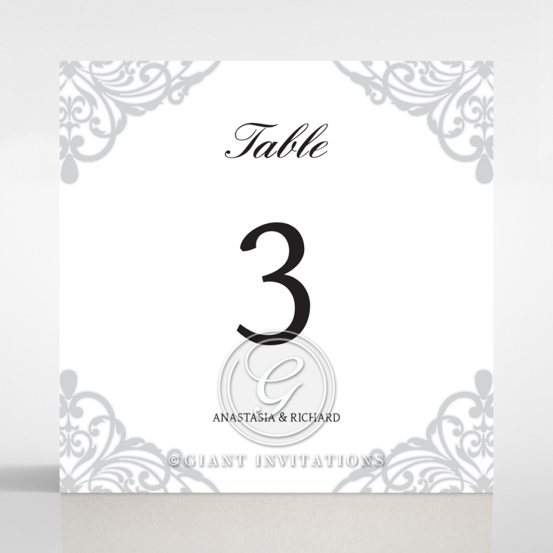 Table Number Cards For Cohesive Wedding Décor