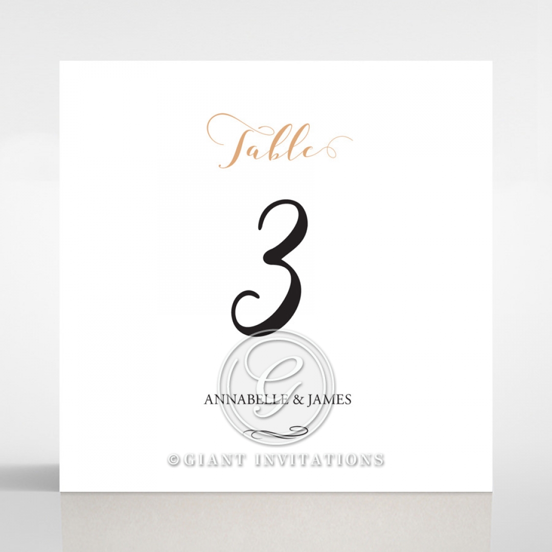 Table Number Cards For Cohesive Wedding Décor
