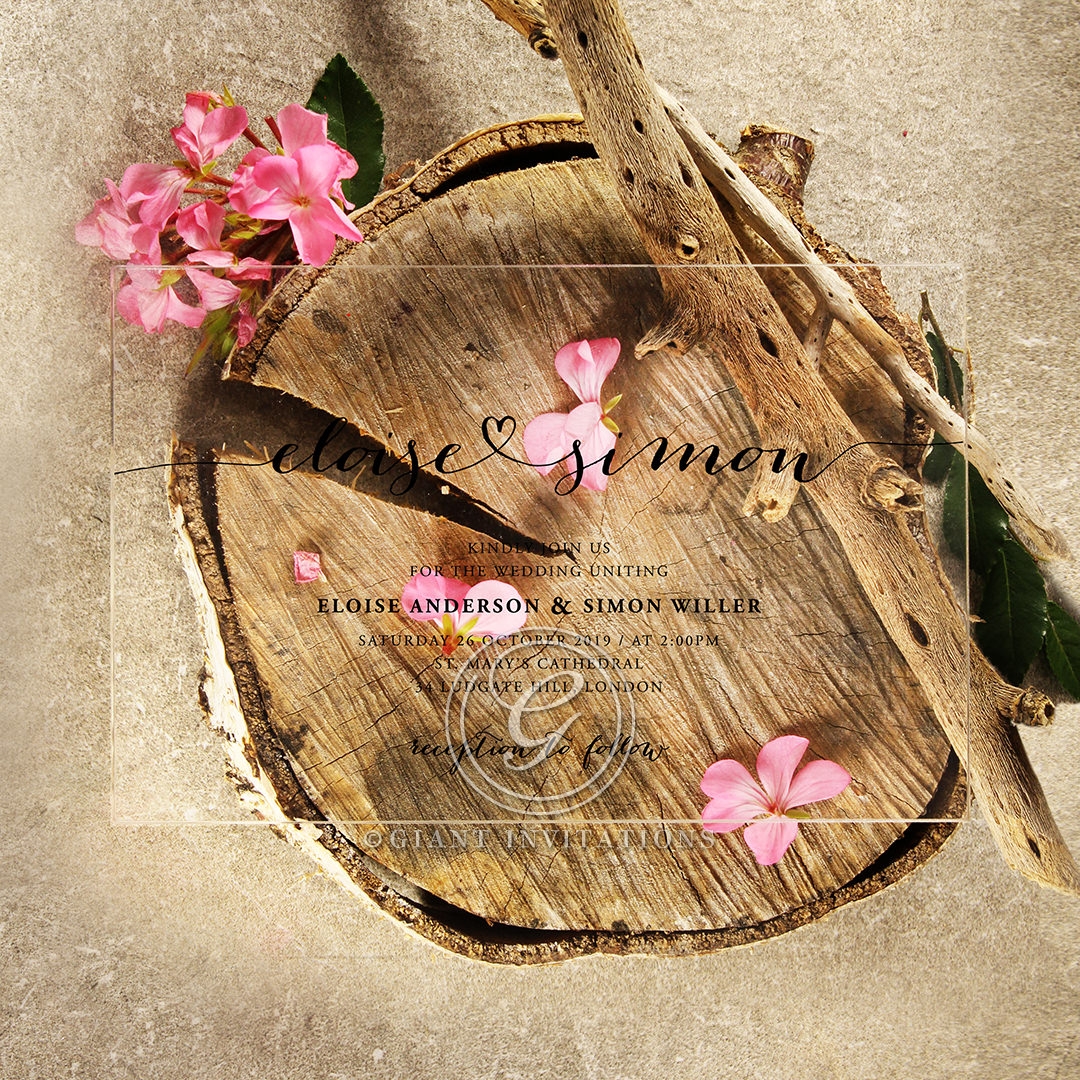 Acrylic Wedding Invitations | Elegant Designs by Giant Invitations