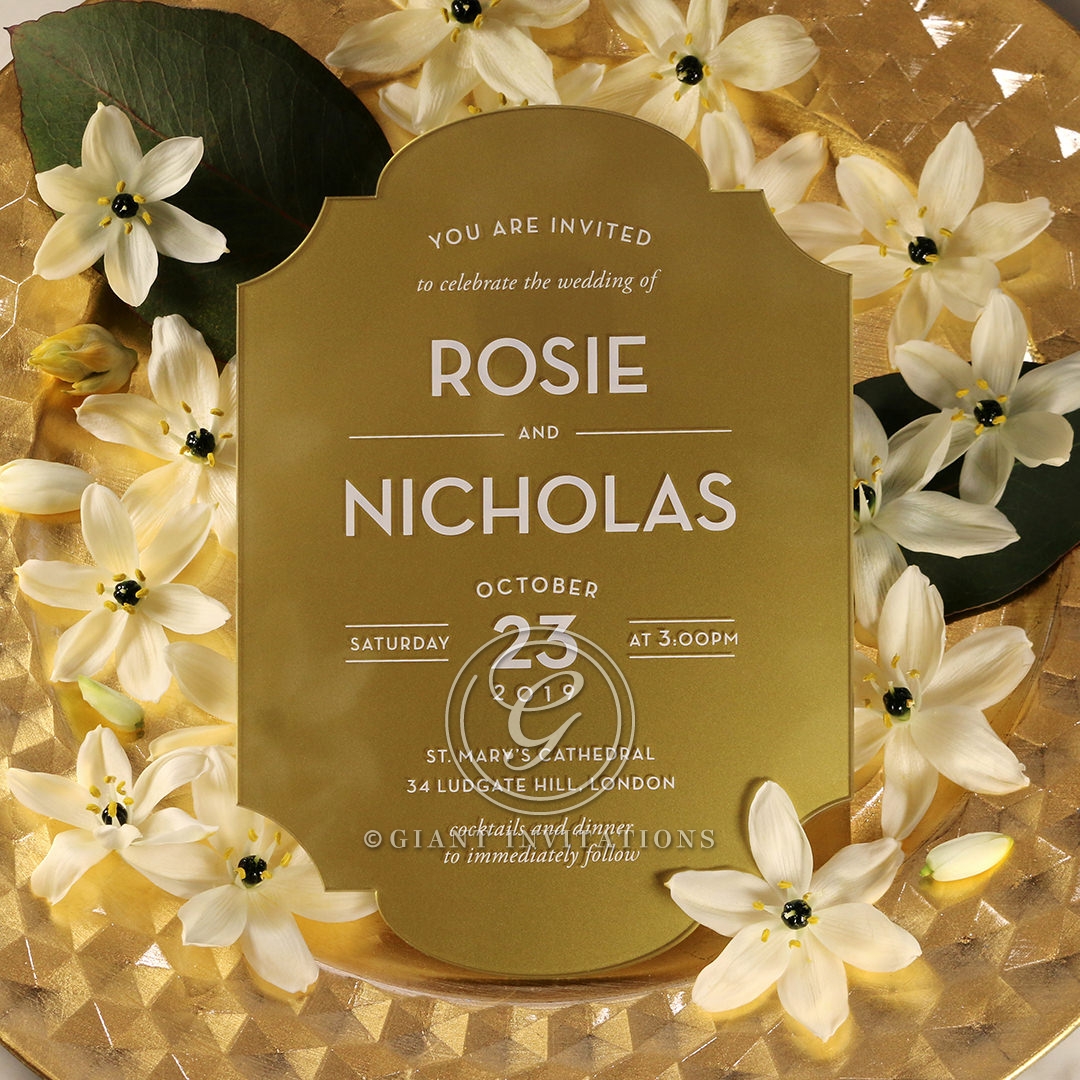 Acrylic Wedding Invitations | Elegant Designs by Giant Invitations