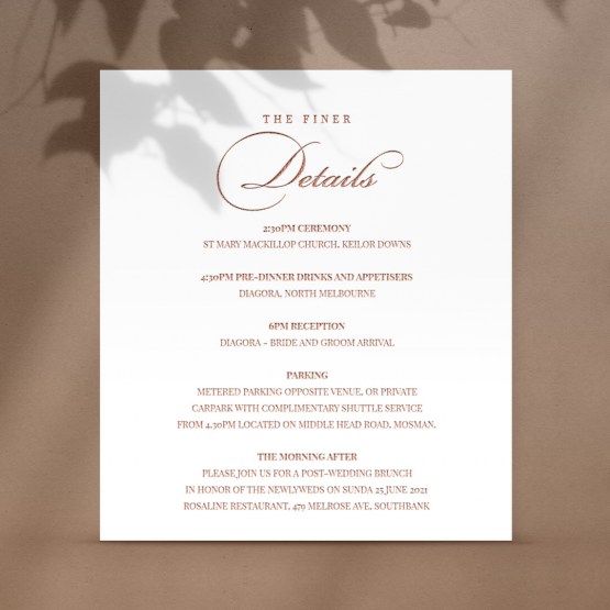 Wedding details card examples 60 photos - Vianawedding.com
