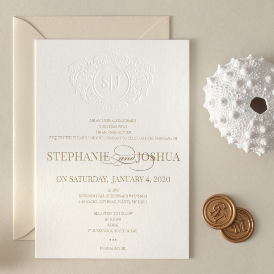 Embossed Wedding Invitations | Custom Designs, Free Samples