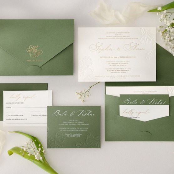 Pocket Style Invitations Pocket Wedding Invitations + Custom Ribbon