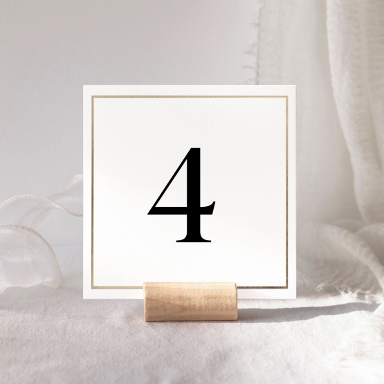 Table Number Cards For Cohesive Wedding Décor