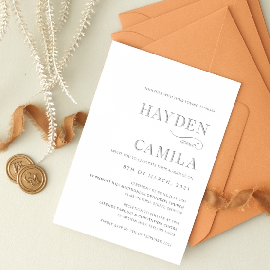 Letterpress Wedding Invitations | Custom Designs