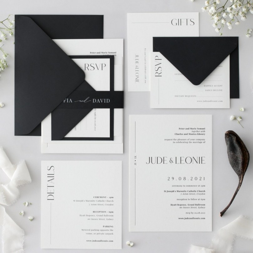 Wedding invitation bundle 60 photos - Vianawedding.com