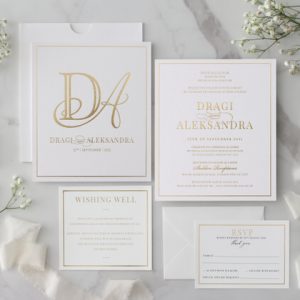 With Joy Wedding Invitations - Giant Invitations