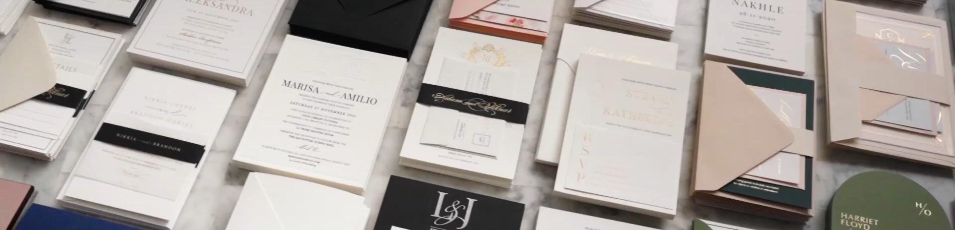 With Joy Wedding Invitations - Giant Invitations